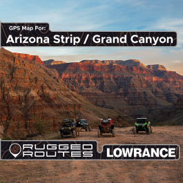 Arizona Strip / Grand Canyon - Lowrance Off Road GPS Map