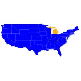Michigan Ham Radio Repeater Directory GPS Map