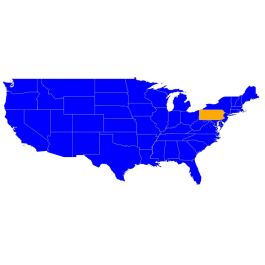 Pennsylvania Ham Radio Repeater Directory GPS Map
